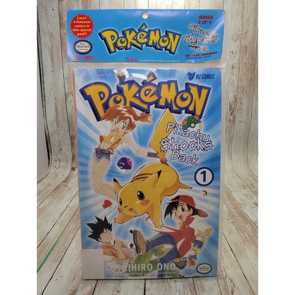 Pokémon | Toys | Pokemon Pikachu Shocks Back Complete Set 4 Bagged ...